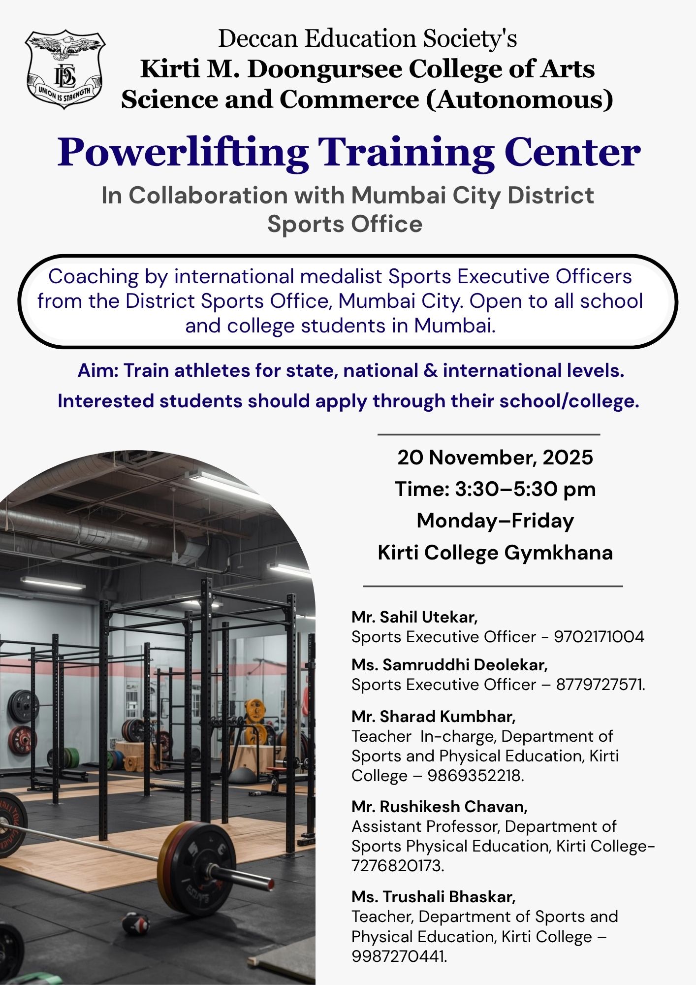 Undergraduate Admissions - kirticollege.edu.in